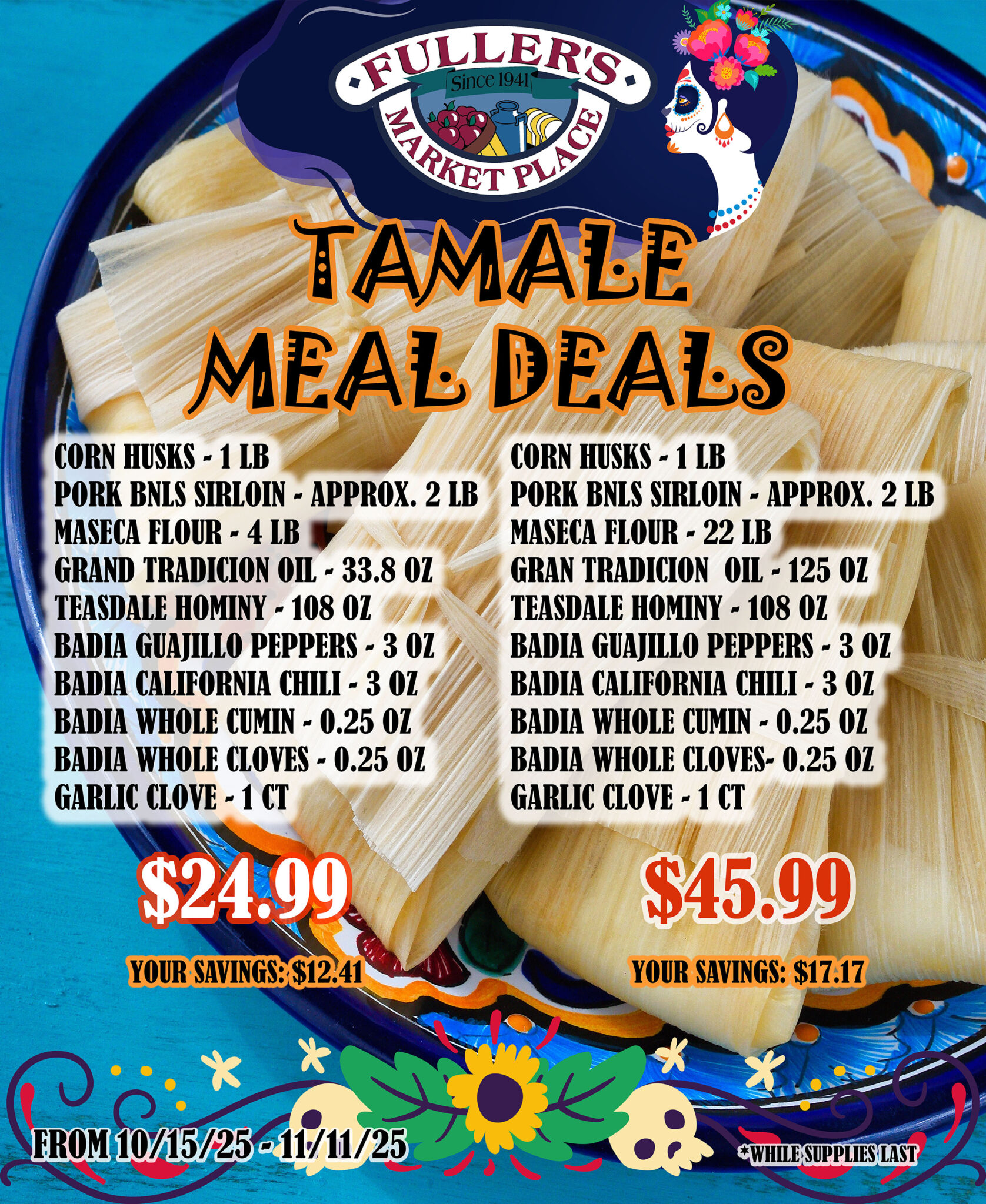 Tamale Meal Deal | Fuller's Market Place